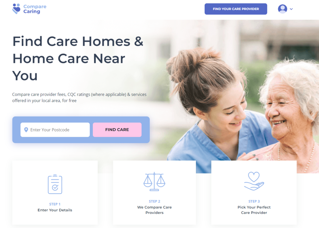 7 Websites to Get Care Home Leads - Compare Caring